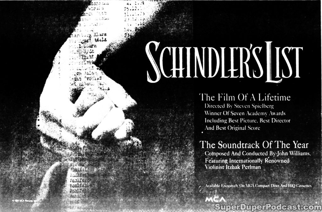 SCHINDLER'S LIST - SUPER DUPER PODCAST